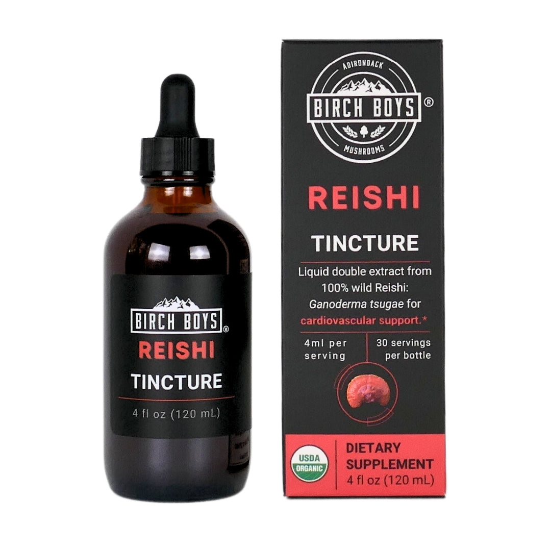 Natural Reishi Mushroom Tincture - Handcrafted Wellness – Birch Boys, Inc.