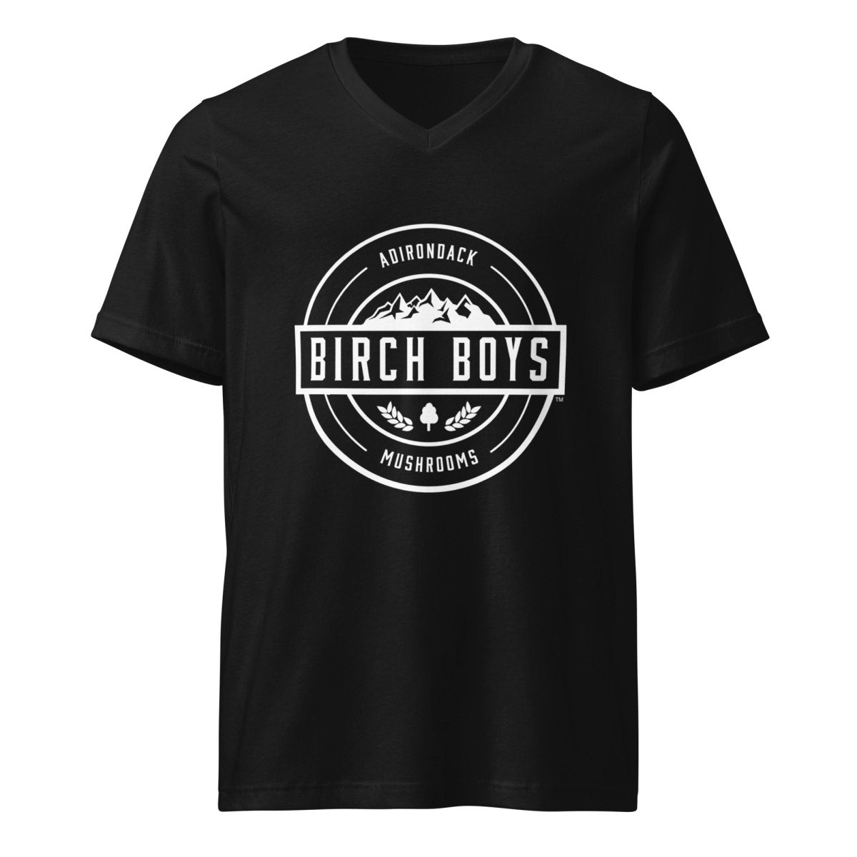 Unisex V-Neck Logo T-Shirt – Birch Boys, Inc.