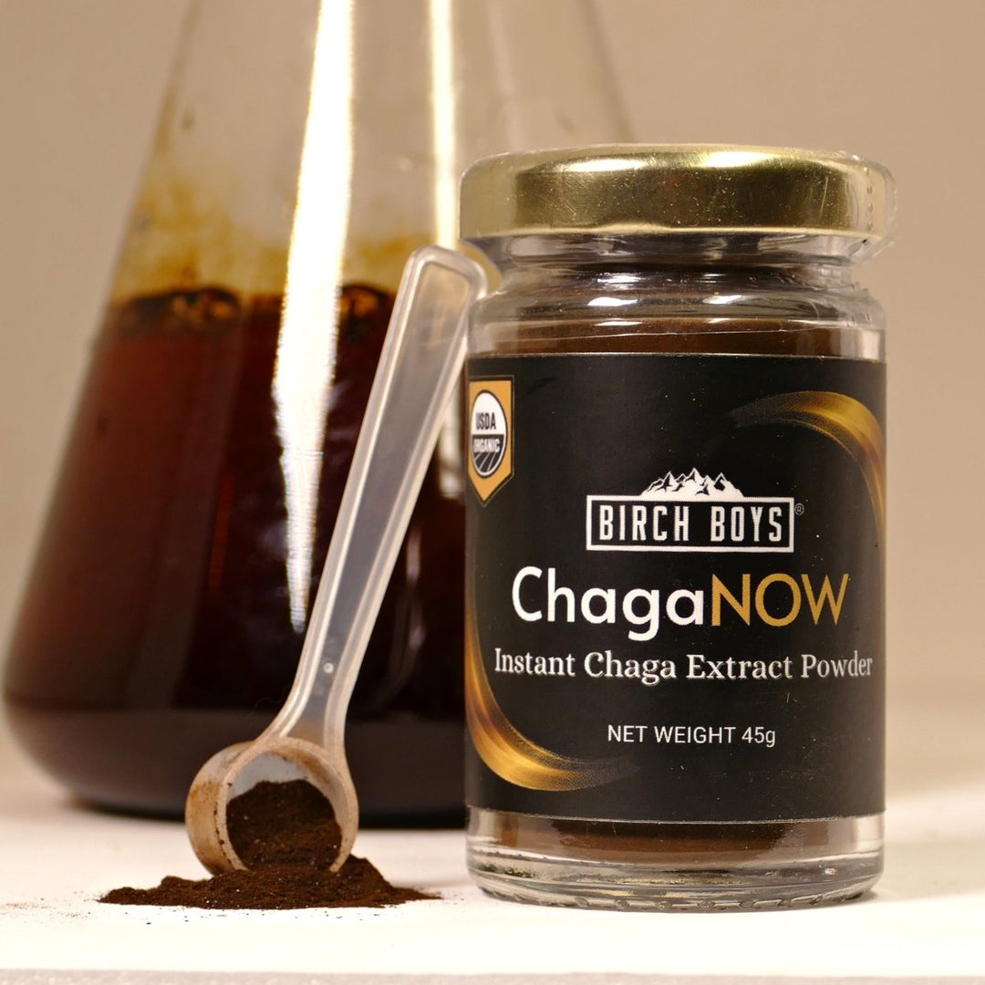 Organic Chaga Extract Powder — ChagaNOW (100% Organic) for Immune ...